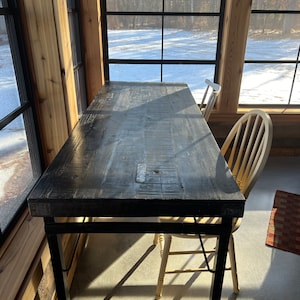 Reclaimed Teak Wood Bench Tapper Leg Bench Natural Finish Kitchen and ...