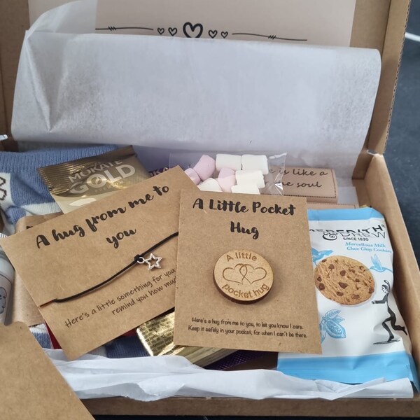 Box of Positivity Hug in a Box Gift Box Kindness Happiness Gifts for ...