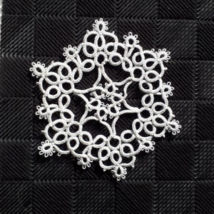 Doily coral Reef PDF Original Shuttle Tatting Pattern by - Etsy