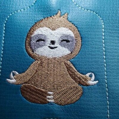 Sloth Embroidery Design. Design. Mini Sloth. Machine Embroidery Design ...