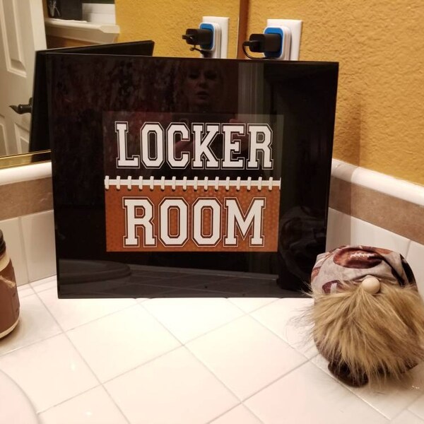 Football Party Sign Printables | LOCKER ROOM Sign | Digital Downloads ...
