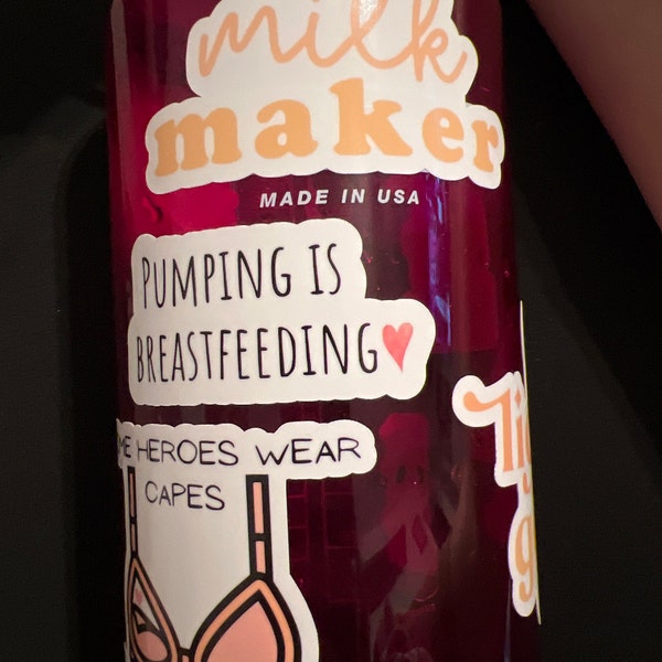 Breastfeeding Stickers, Pumping Mom, Liquid Gold, Exclusive Pumper ...