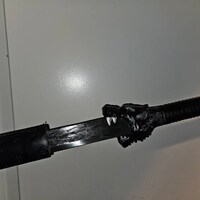 Embroidered Spring Sword,full Tang Samurai Sword Japanese Katana ...