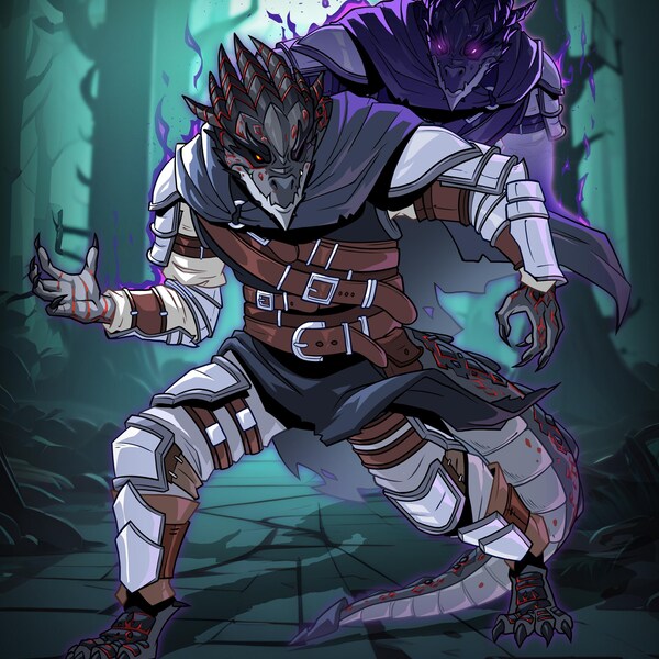 Personalized Dnd Character With Mounts/familiars Commission Custom DND ...