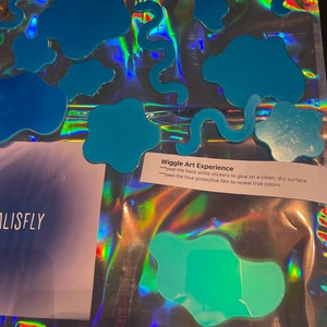 Flowy Flower Reflector Wavy Acrylic Mirror Wiggly Mirror Amorphic ...