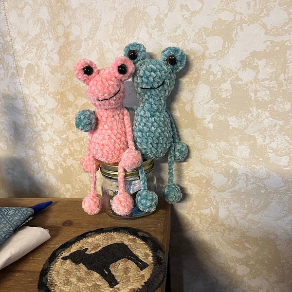 Big Pink Bunny Amigurumi Bunny Gift Handmade Rabbit Plush Toy Crochet ...