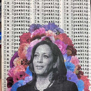 Kamala Harris Print, Vice President Art Print, Best Friend Gift ...
