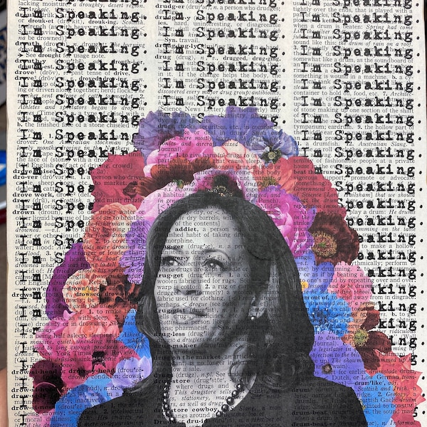 Kamala Harris Print, Vice President Art Print, Best Friend Gift ...