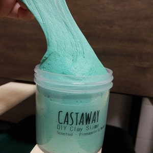 Castaway, DIY Clay Inflating Slime, Scented Pineapple and Mango - Etsy