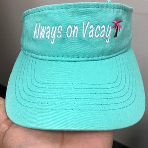 Custom Text & Mini Design Custom Visor Mens Visor Womens Visor ...