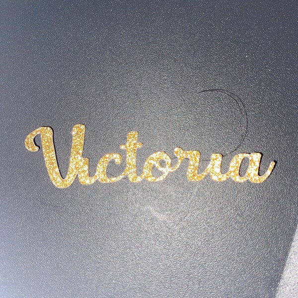 Personalized Name Confetti, Name Confetti, Glitter Gold Name Confetti ...