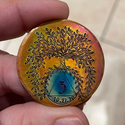 Roman Numeral Date Pocket Token Pocket Coin Love Token - Etsy