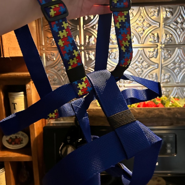 Child Safety Harness with Adjustable Leash, Autism Harness, Special ...