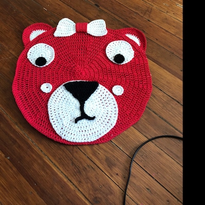 Crochet Rug PATTERN Crochet Bear Rug Nursery Rug Pattern Little Bears ...