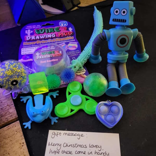 Sensory / Fidget Toy Pouch - Autism Friendly Self Regulation Ready to ...