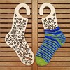 Sock Blockers Wooden Sock Form for Hand Knitted Socks - Etsy