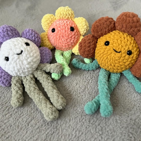 The ORIGINAL Groovy Flower Crochet Pattern / Low Sew Crochet Pattern ...