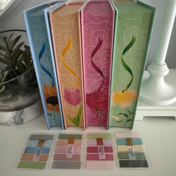 Custom Curated Aesthetic Book Cover Matching Color Coded Annotating ...