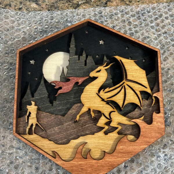 Luxury Dnd Dice Display Case - Dungeons & Dragons Dice Shelf - Etsy