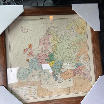 Map of Arizona 1940, WWII Era Map, Vintage Map of Arizona, Original ...