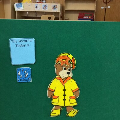 The Weather Bears Felt Board Set. Includes 2 Adorable Bears to Dress ...