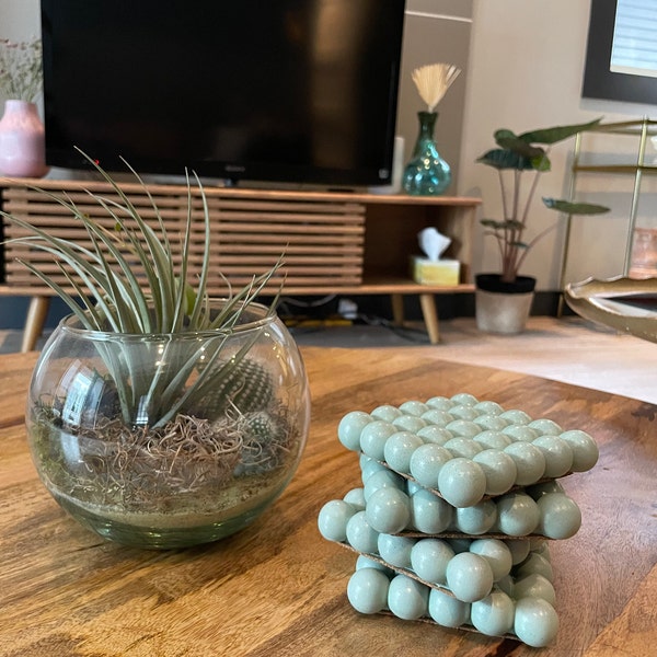 BULLA - Set of 4 Concrete Coasters | Concrete Candle Tray | Soap Dish ...