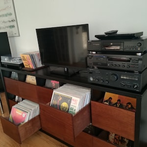 Vinylconsole Record Display and Turntable Console - Etsy