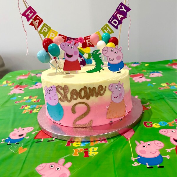 2025 Calendar Cake Toppers – Round & Heart Shape – Printable Digital ...