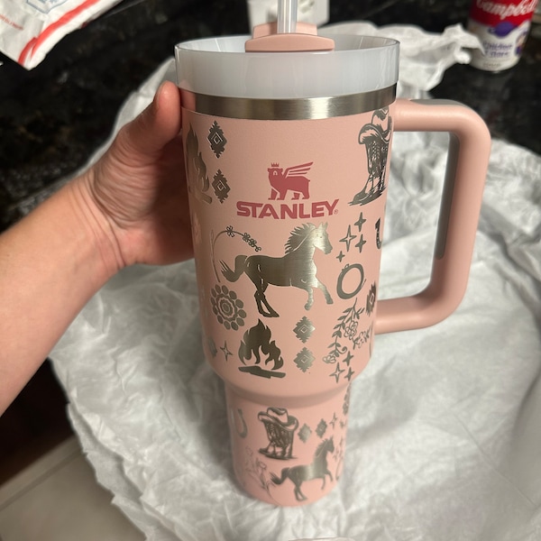 Country Western Stanley 40oz Quencher - Horse Stanley Cup - Gifts for ...