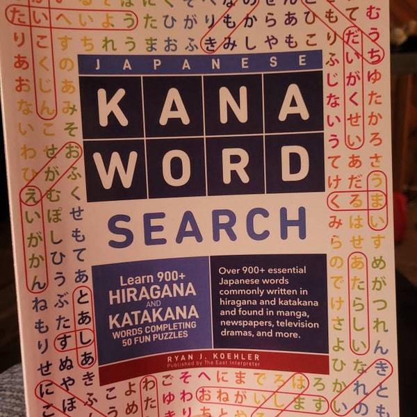 Japanese Kana Word Search: Learn 900+ Hiragana and Katakana Words ...