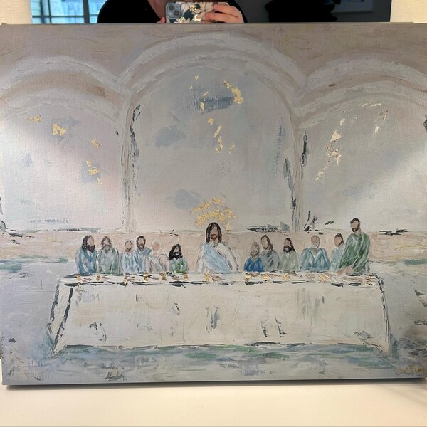 The Last Supper Art Print on Gallery Wrapped Canvas - Etsy