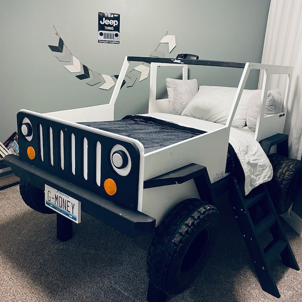 DIY Jeep-inspired Bed Plans – Build a Custom Kids Bed With Easy ...