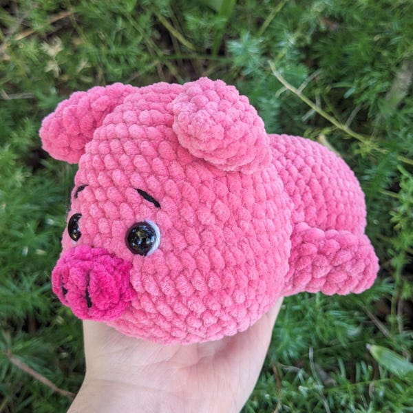 Pig Crochet Pattern, Amigurumi Valentines Crochet Pattern Piglet ...