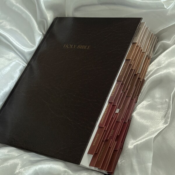 Bible Tabs for Women - Gold Foil Bible Tabs - Earth Tone Bible Stickers ...