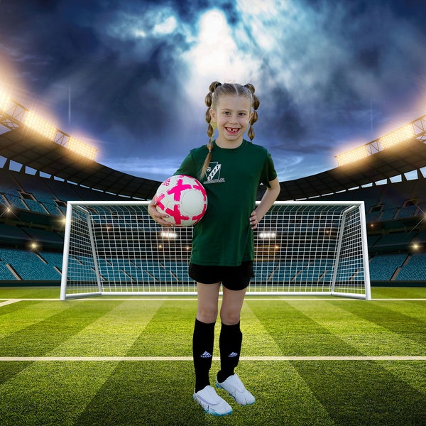 Baseball Digital Backdrop - Softball | SUNSET STADIUM | Photoshop ...