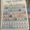 Color Swatch Chart Color Swatch Template DIY Color Swatch Marker ...