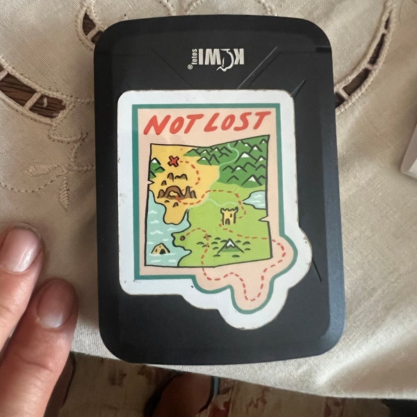 Not Lost Vinyl Sticker - Etsy