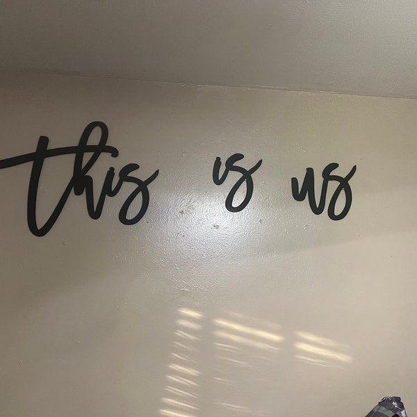 This is Us Sign, This is Us Wall Decor, This Us Wall Hanging, This is ...