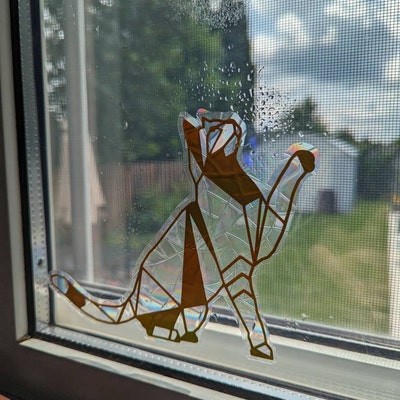 Pig Window Cling Sun Catcher Decals Rainbow Maker Sets - Etsy