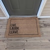 Live Laugh Leave Doormat, Funny Doormats, Funny Door Mats, Go Away ...