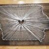 DIY Iowa String Art Kit, State String Art Kit, Iowa Nail Art, Rustic ...