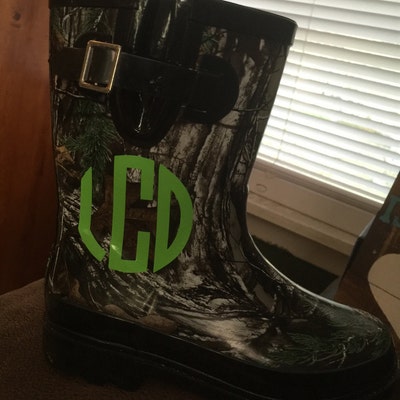 Custom Adult Boot Decal, Children's Boot Decal, Boot Decal, Monogrammed ...