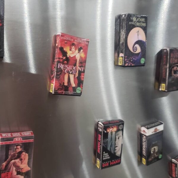 VHS Inspired Mini Magnets 1" X 2" - Etsy