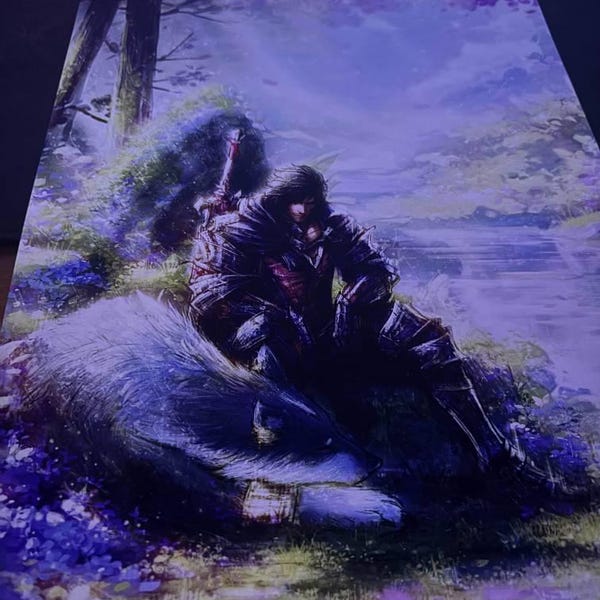 Final Fantasy XVI Clive & Torgal- Limited Edition Fine Art Print -FFXVI ...