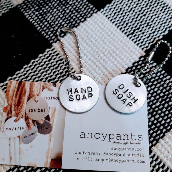 Hand Soap, Dish Soap Tags, Lotion, Labels for Your Soap, Hang on Soap ...