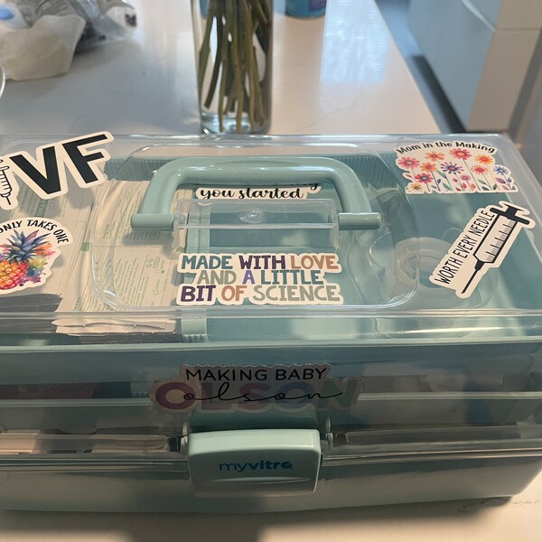 IVF Custom Sticker Gift | Infertility Stickers | Fertility Gifts | IVF ...