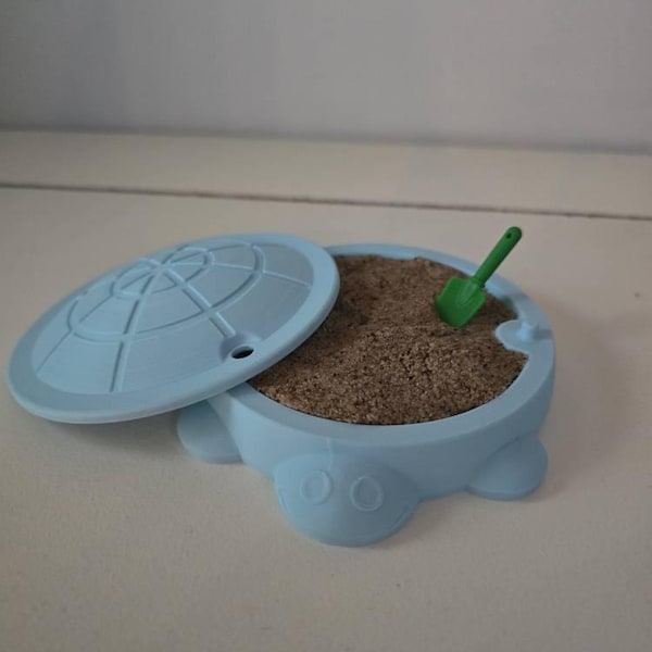 Mini Turtle Sandbox With Lid: PLA Storage Container - Etsy