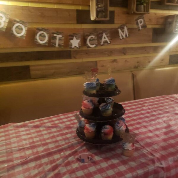 Military Party Boot Camp Paper Garland Banner - Etsy