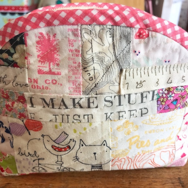 PDF Quilted Notions Pouch Sewing Pattern - Zipper Pouch - Etsy