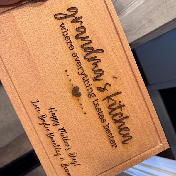 Spanish Cutting Board, Abuela Cutting Board Gift, Spanish Gift ...